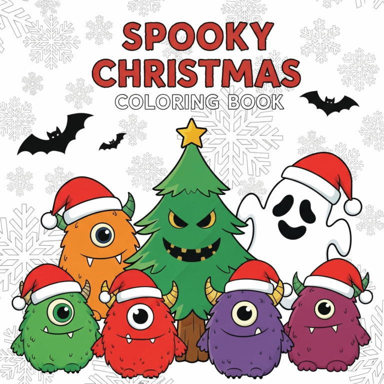 🎄 Christmas Coloring Bundle for Kids – 500+ Holiday Pages (Instant ...