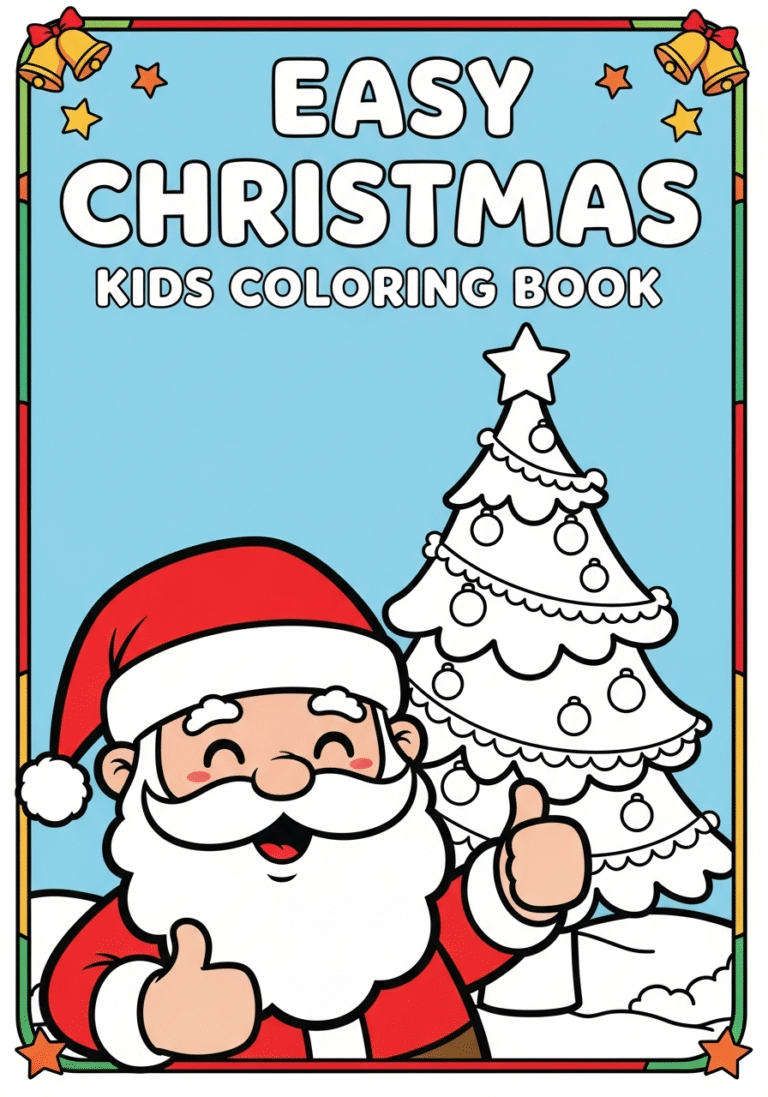 🎄 Christmas Coloring Bundle for Kids – 500+ Holiday Pages (Instant ...